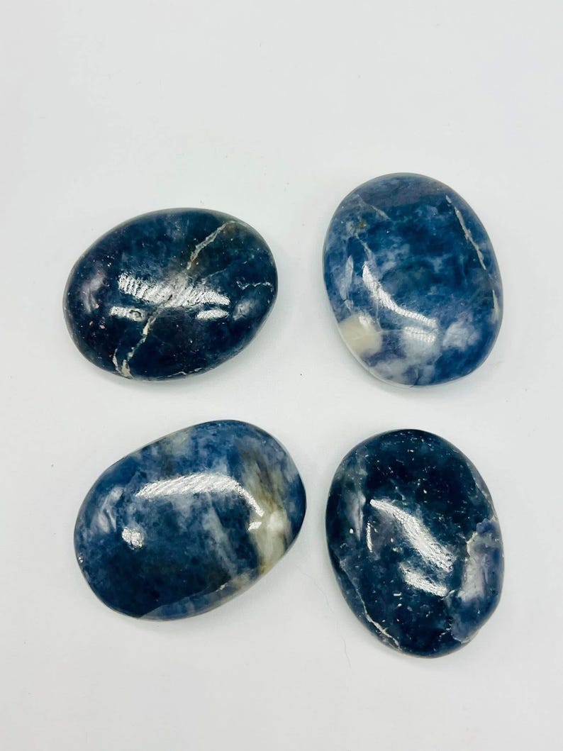 Iolite Palm Stones | Viking’s Compass Stone - Etsy