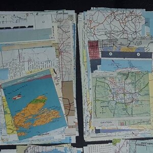 50pc Map and Atlas Junk Journal Paper Junk Journal Supplies - Etsy