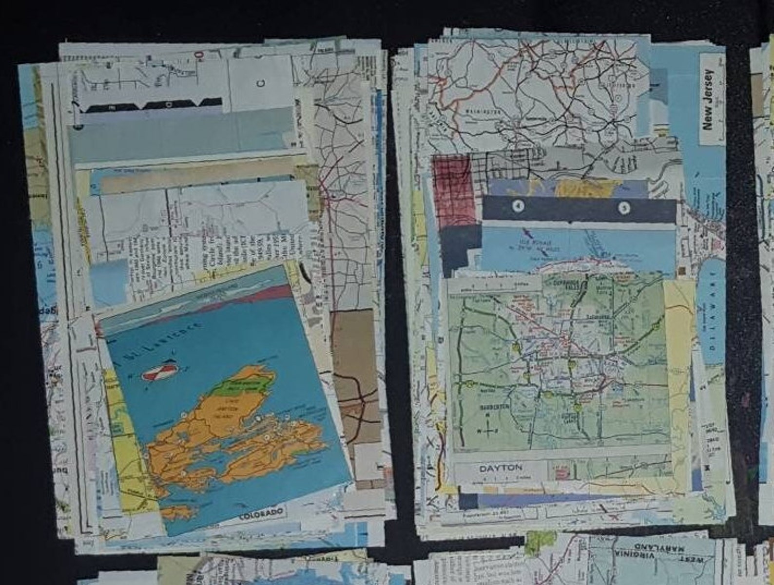 50pc Map and Atlas Junk Journal Paper Junk Journal Supplies - Etsy