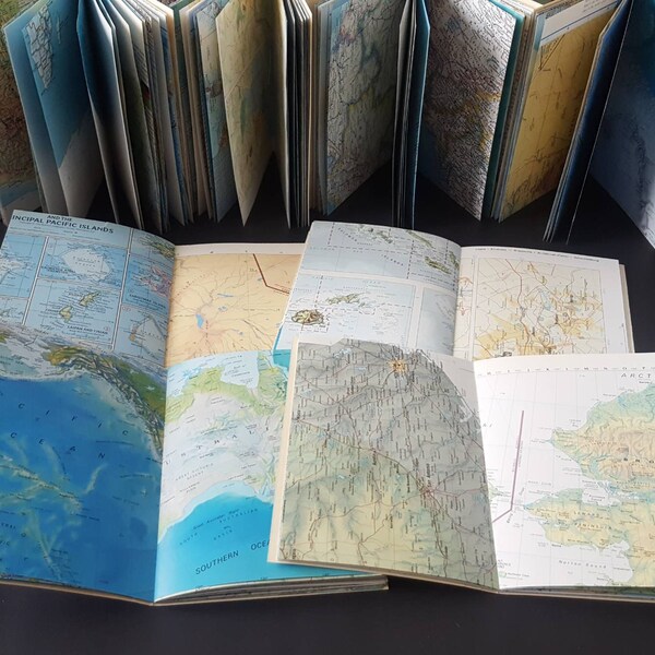 Atlas Pages - Etsy