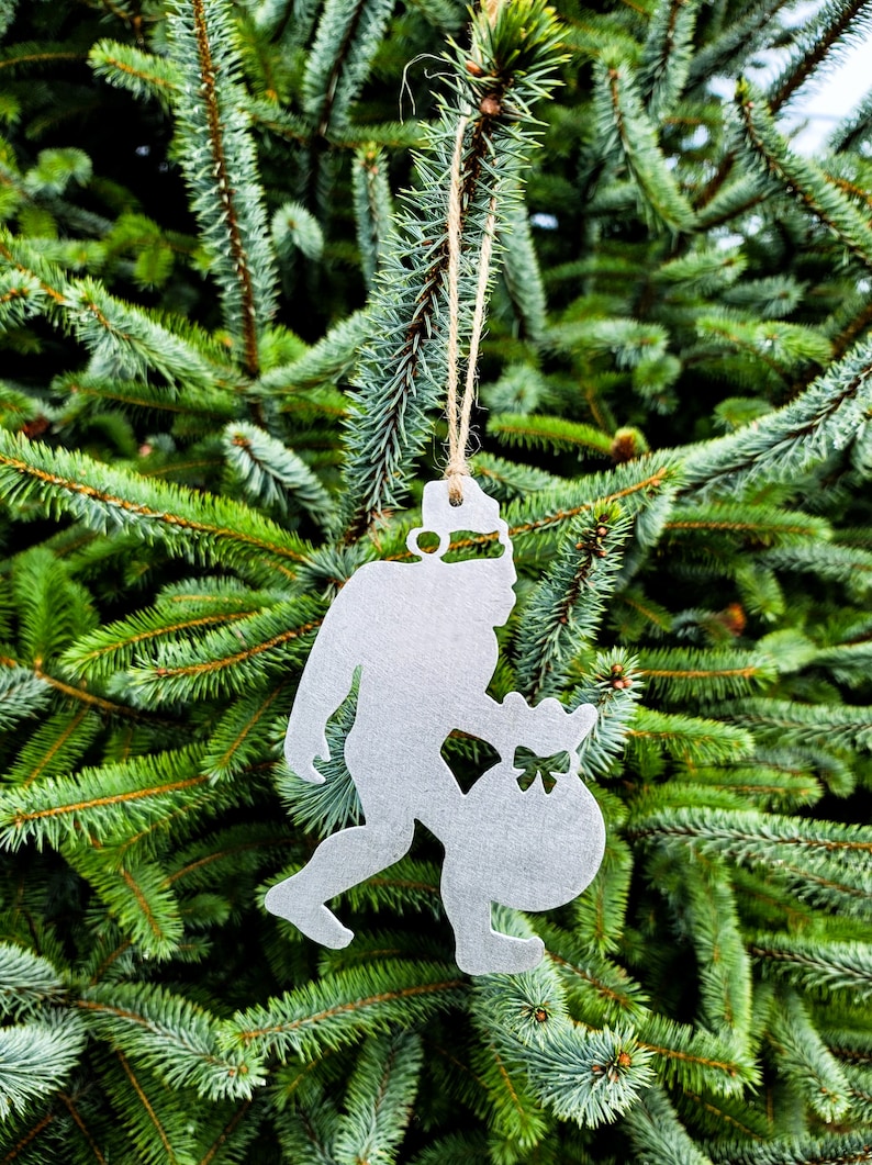 Bigfoot Santa Claus With Christmas Presents Sasquatch - Etsy