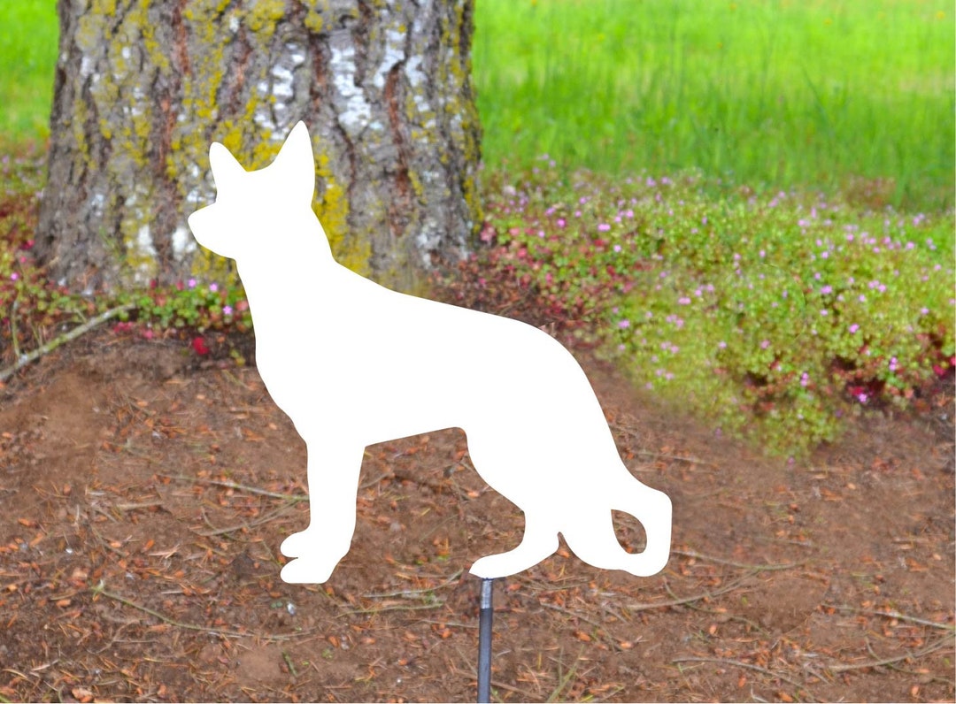 German Shepherd Dog Metal Sign Metal Yard Art Decor Custom Dog Lover ...