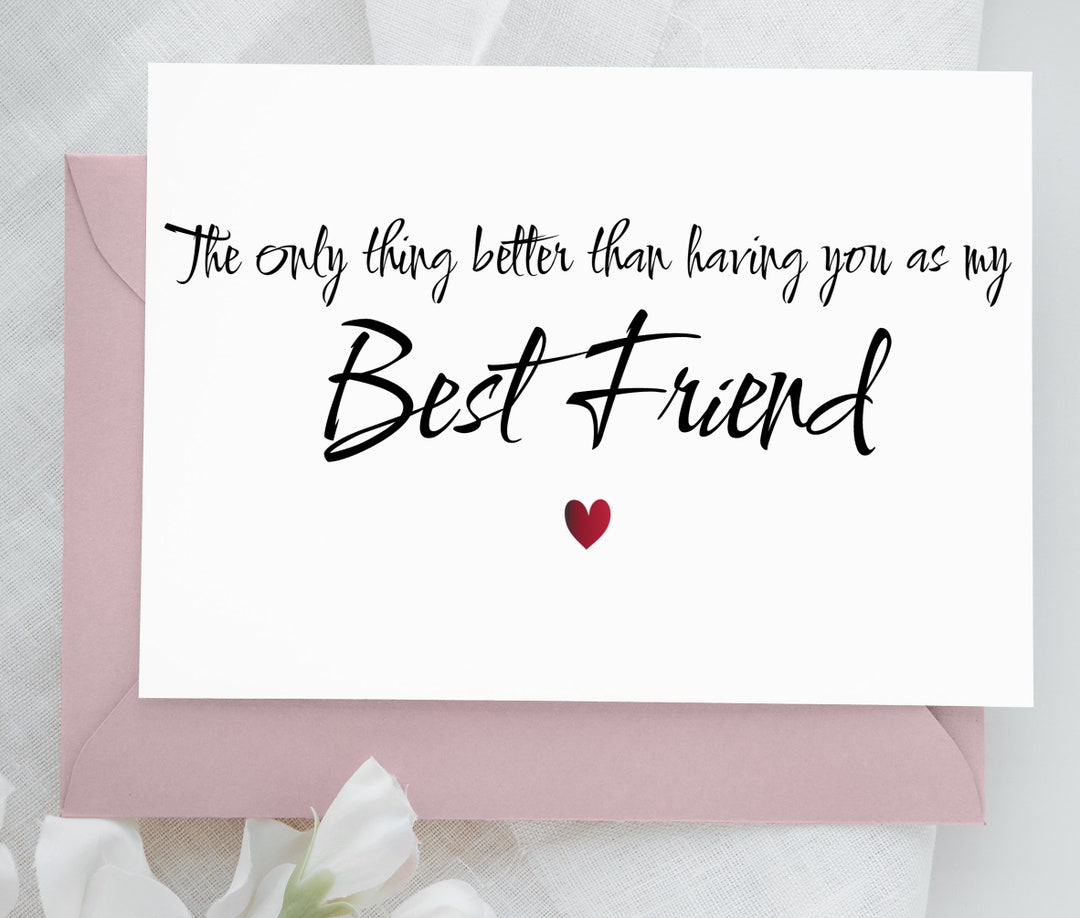 Printable Pregnancy Announcement Card for Best Friend New - Etsy