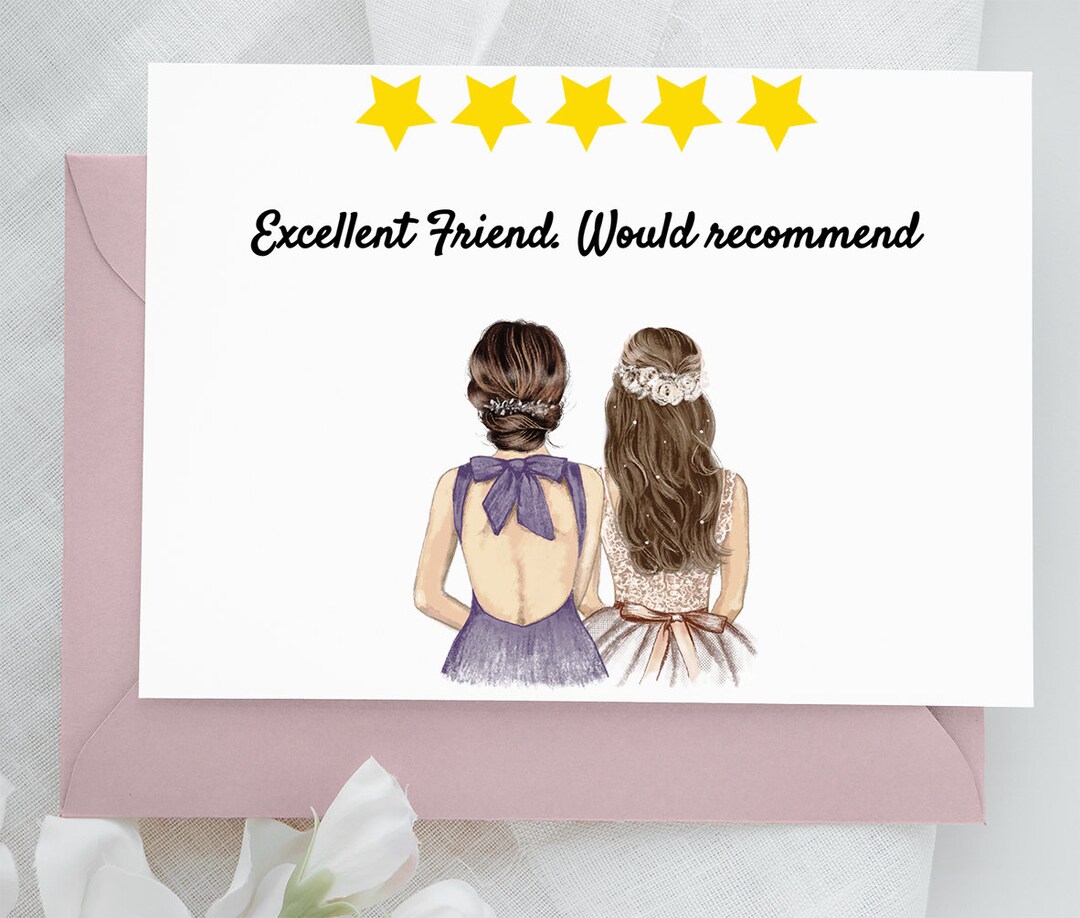 Printable Editable Five Star Friend Happy Birthday Greeting Card ...