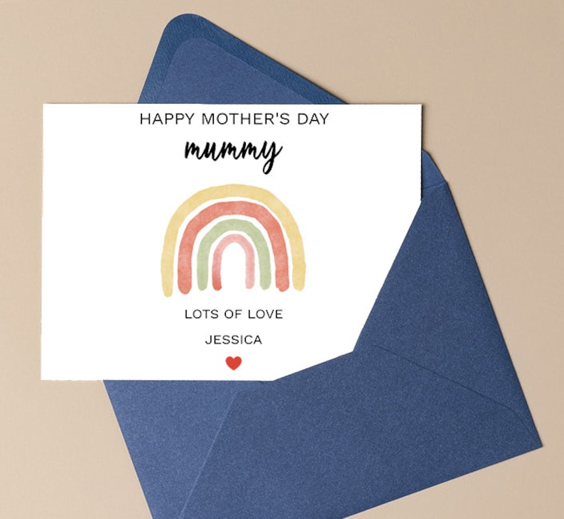 Printable Editable Mothers Day Card Happy Mothers Day Card - Etsy