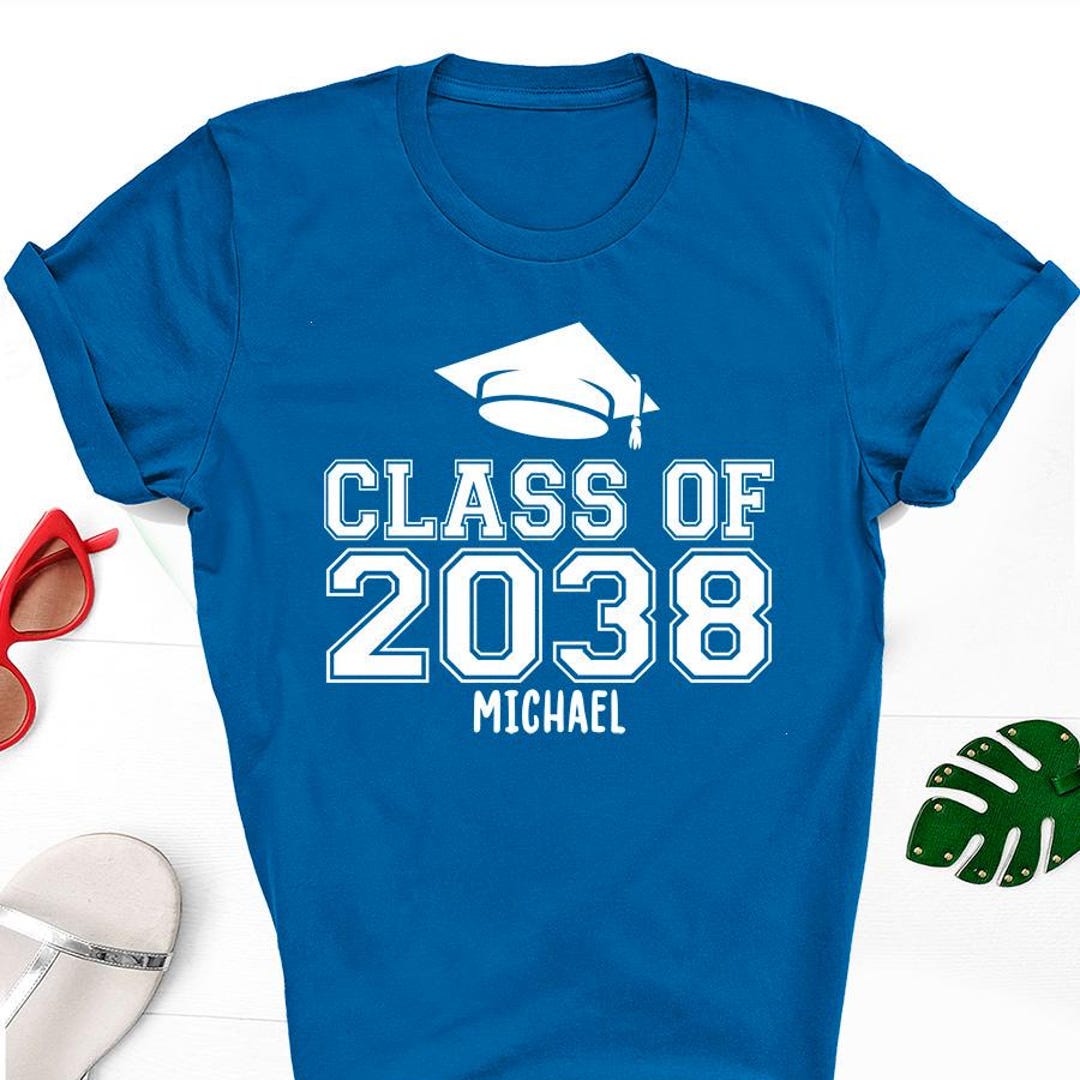Personalized Class of 2038, Keepsake First Day of School, Grow With Me ...