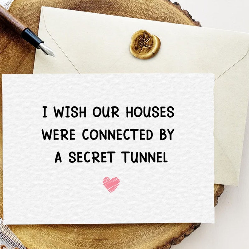Miss You Friend Card - Etsy