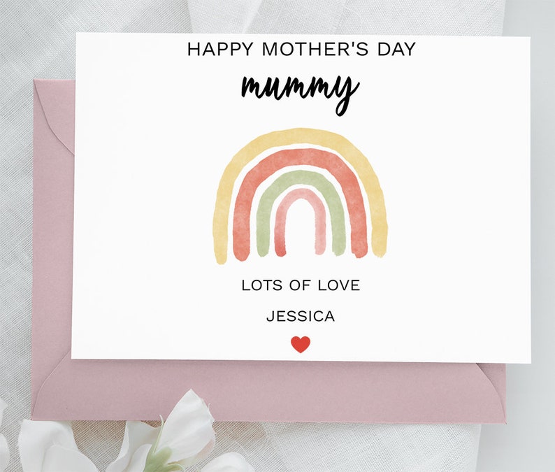 Printable Editable Mothers Day Card Happy Mothers Day Card - Etsy