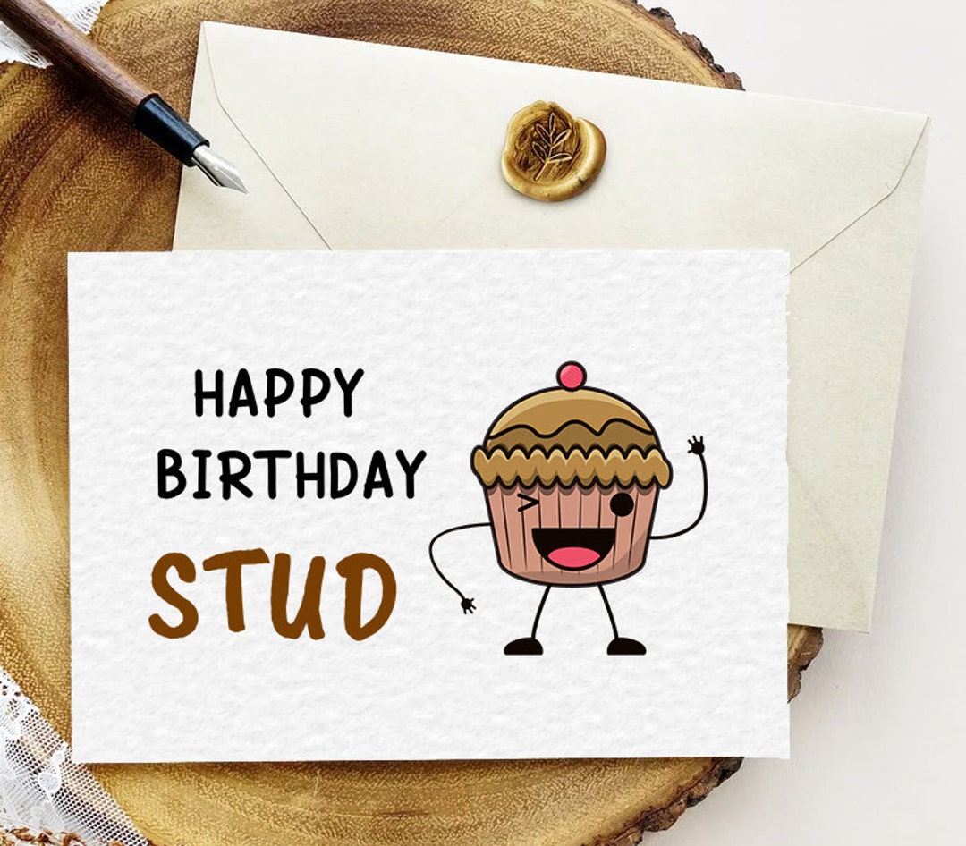 Printable Editable Punny Birthday Card, Cute Birthday Card for Him ...