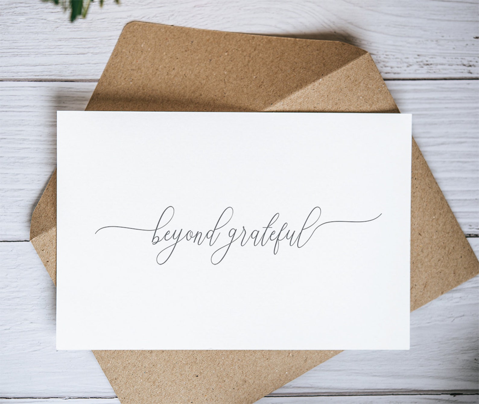 Editable Printable Beyond Grateful Thank You Note, Thanksgiving Card, Thank You Card, Gratitude ...