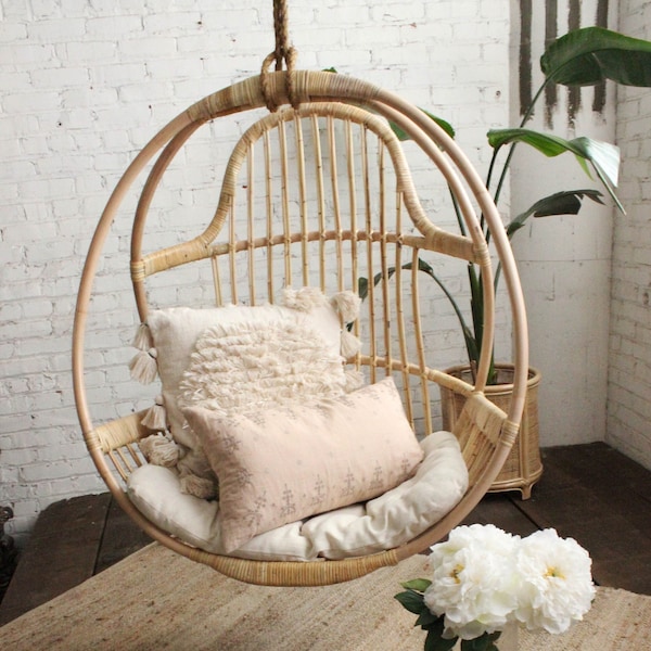 Hanging Rattan Chair - Etsy