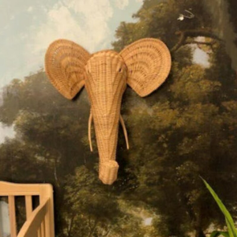 Wicker Elephant - Etsy