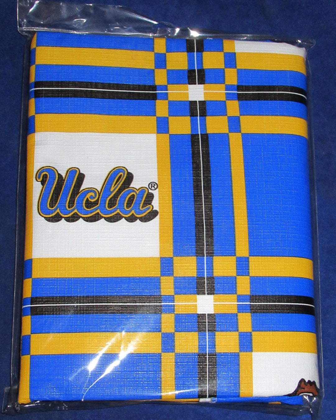 Tailgate Backingtablecloth Fabric PVC Face Non-skid UCLA Bruins 52"x72 ...
