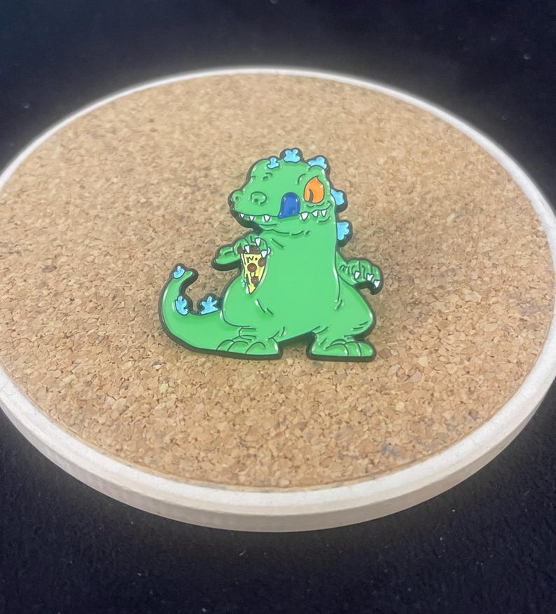 Reptar Enamel Pin for Backpacks Cartoon Gift for Friends Reptar Lover ...