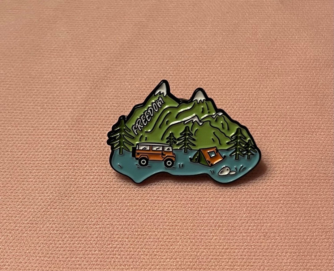 Hiking Enamel Pin Van Life Pins Enamel Pin for Backpacks Gift for ...