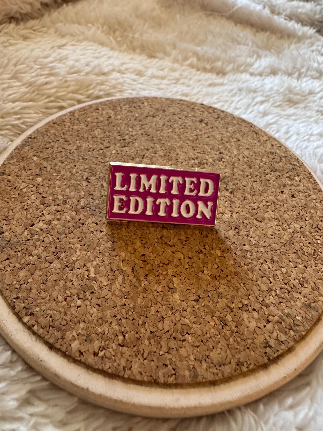 Limited Edition Pink Hilarious Pin, Funny Broach for Shirts, Enamel Pin ...