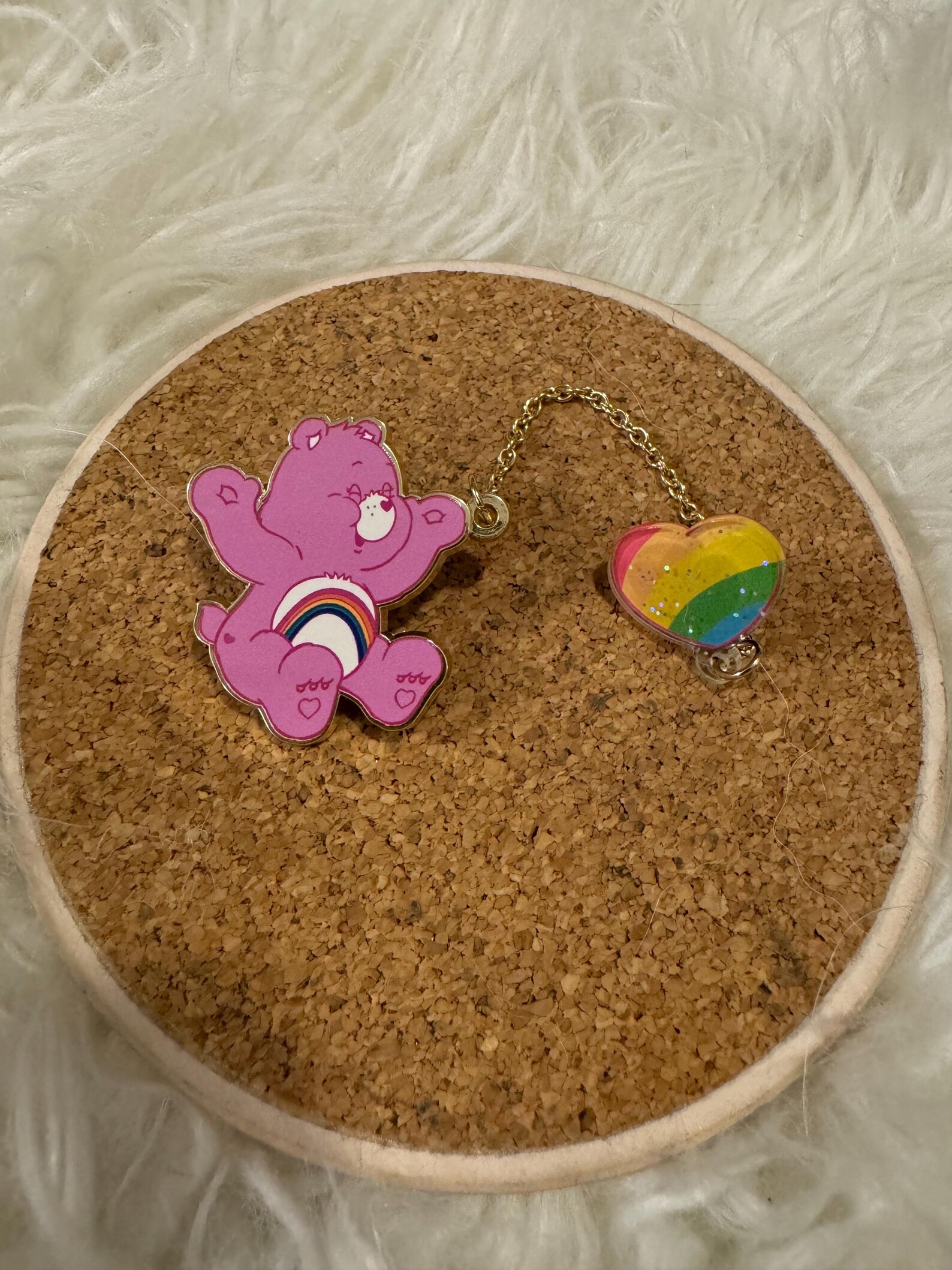 Care Bear Rainbow Enamel Pin for Backpacks Cartoon Gift for Friends ...