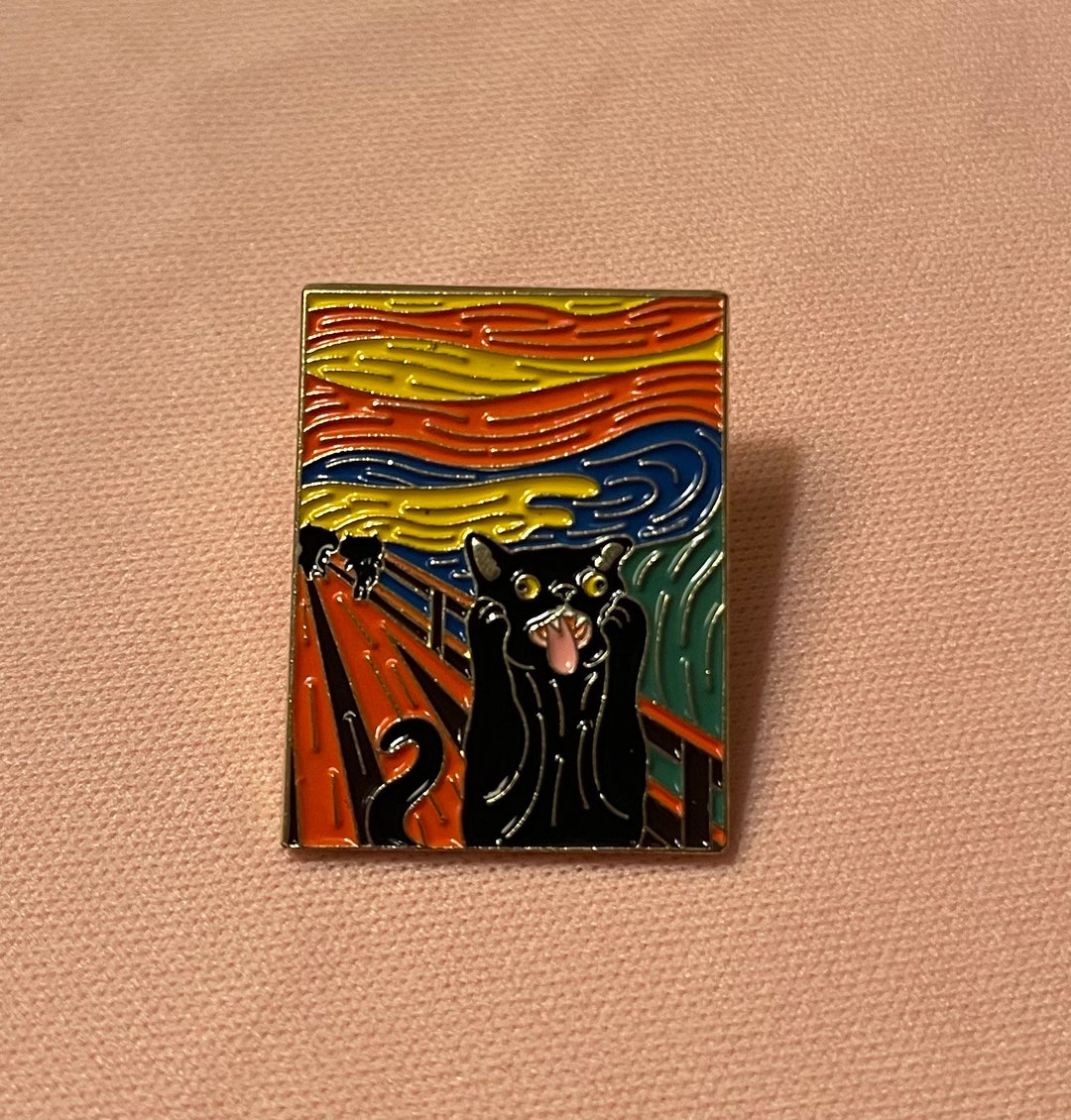 Silly Cat Enamel Pin Cat Pins Enamel Pin for Backpacks Gift for Friends ...