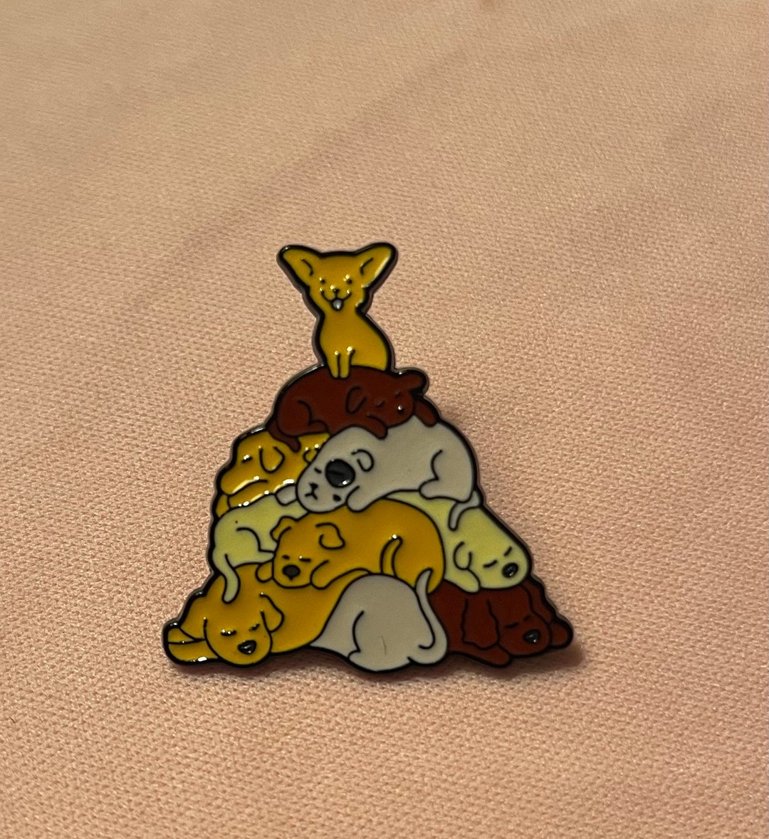 Pile of Dogs Enamel Pin Dog Pins Enamel Pin for Backpacks Dog Gift for ...
