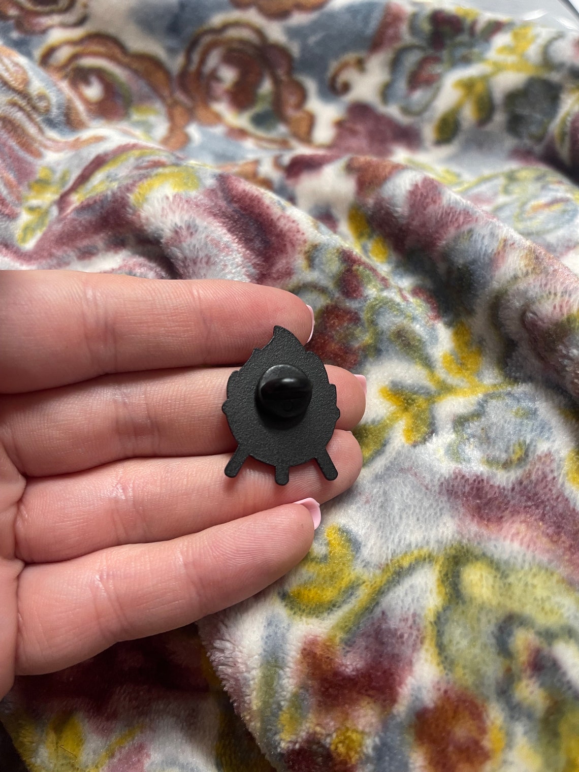 Campfire Enamel Pin, Campfire Design, Hiking Lovers Gift, Gift for ...