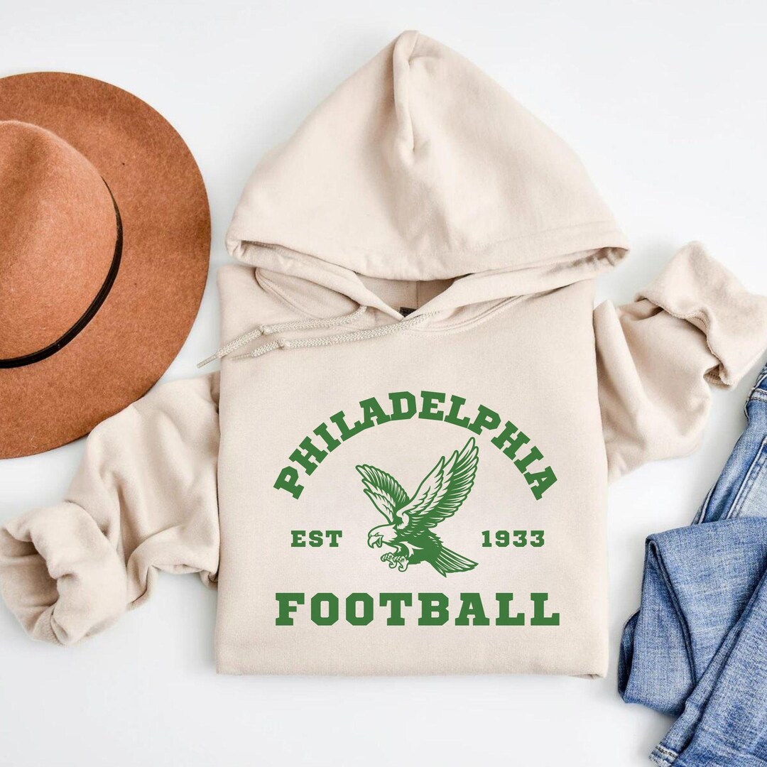 Vintage-style Philadelphia Football Sweatshirt, Crewneck or Hoodie ...