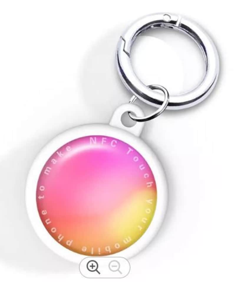 NFC Key Chain Digital Business Cards Compatible With Ios and - Etsy