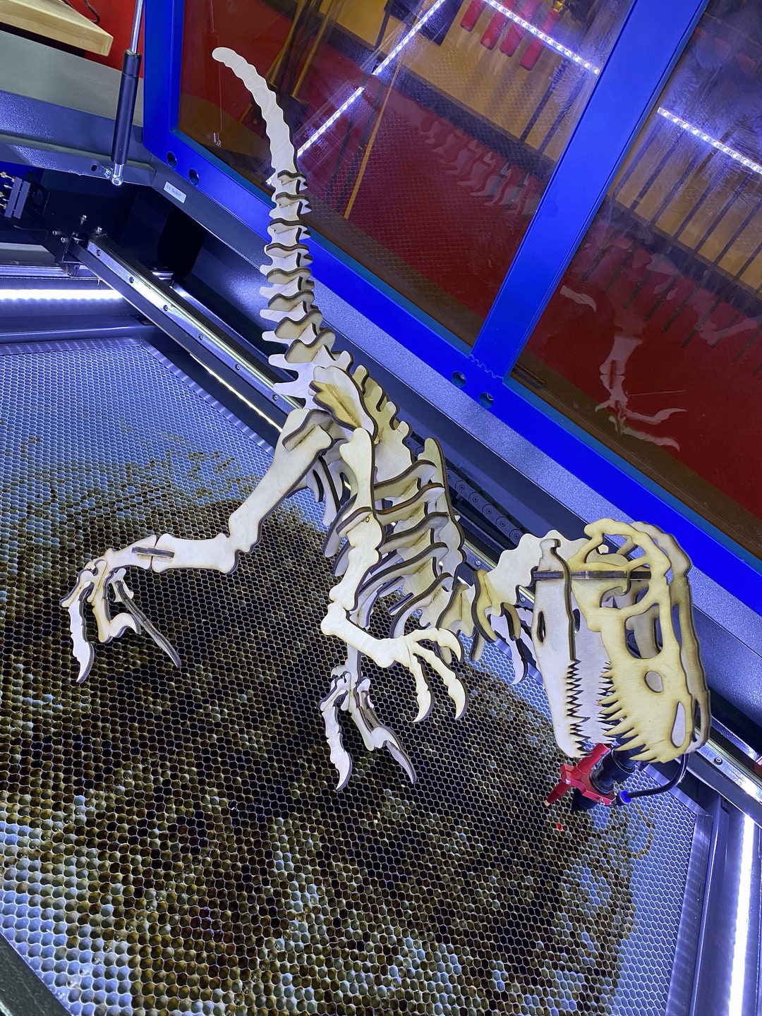 Digital File, Raptor, Dinosaur, 3D Model, Laser Cut, CNC Cut, SVG, DXF ...