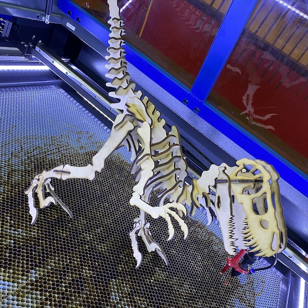 Laser Cut 3d Dinosaur Svg - Etsy