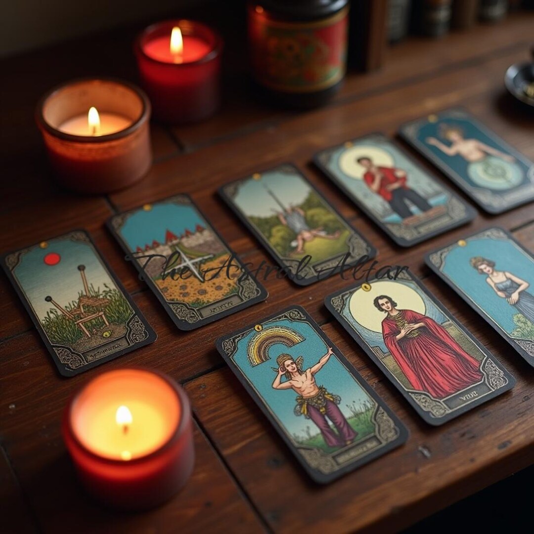 Eight Card Tarot Spread; Oracle Reading; Fortune Telling - Etsy