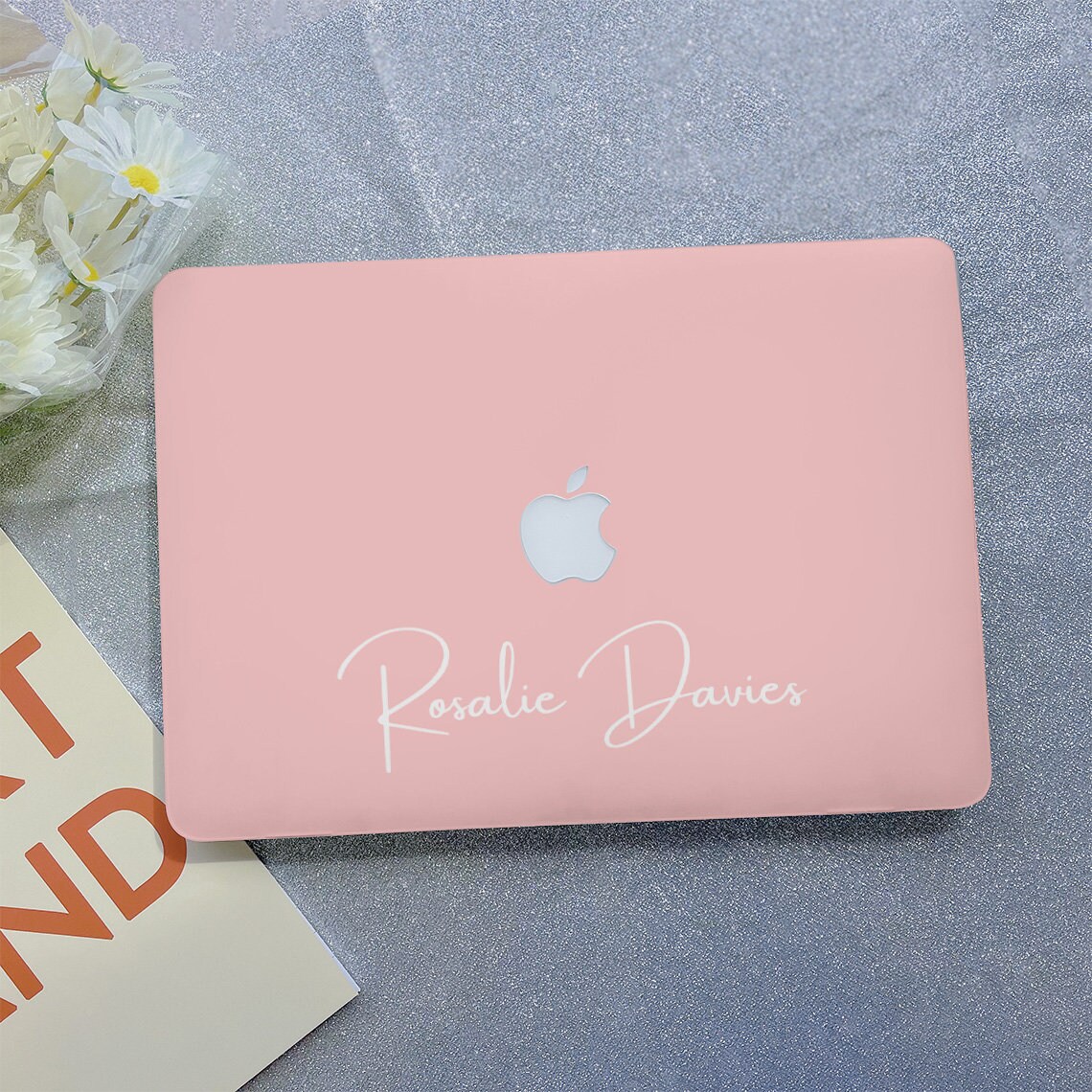 Personalized Sakura Pink Macbook Case Laptop Solid Color - Etsy