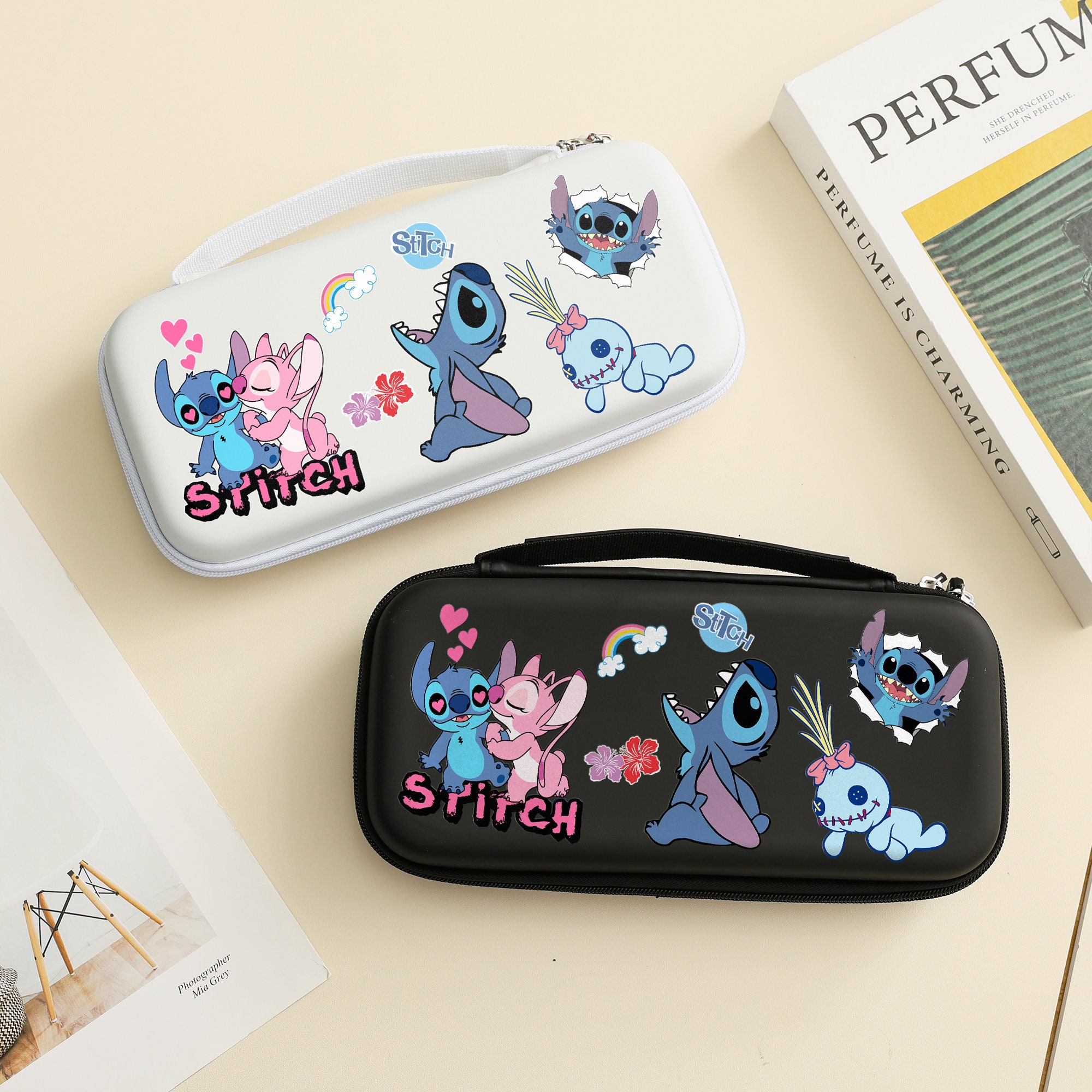 Cute Stitch Nintendo Switch Carrying Case for Nintendo Switch OLED Switch LITE Switch Accessories Cartoon Switch Case Gift for Gamer Etsy