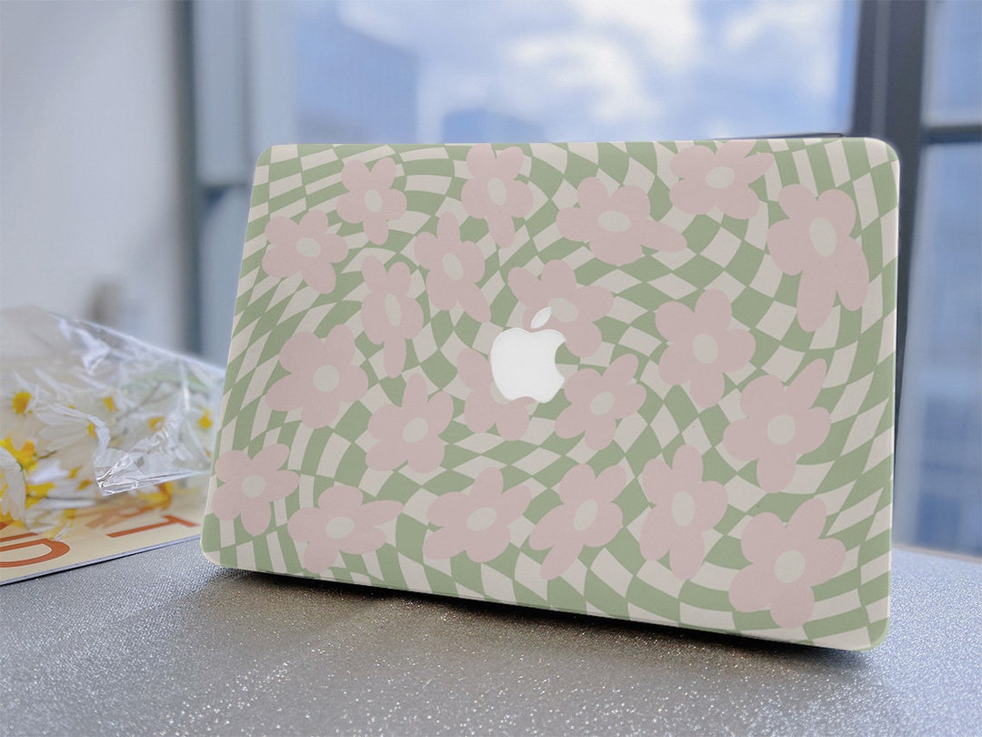 Green Twisted Checkerboard Macbook Hard Case Macbook Pro 13 14 - Etsy
