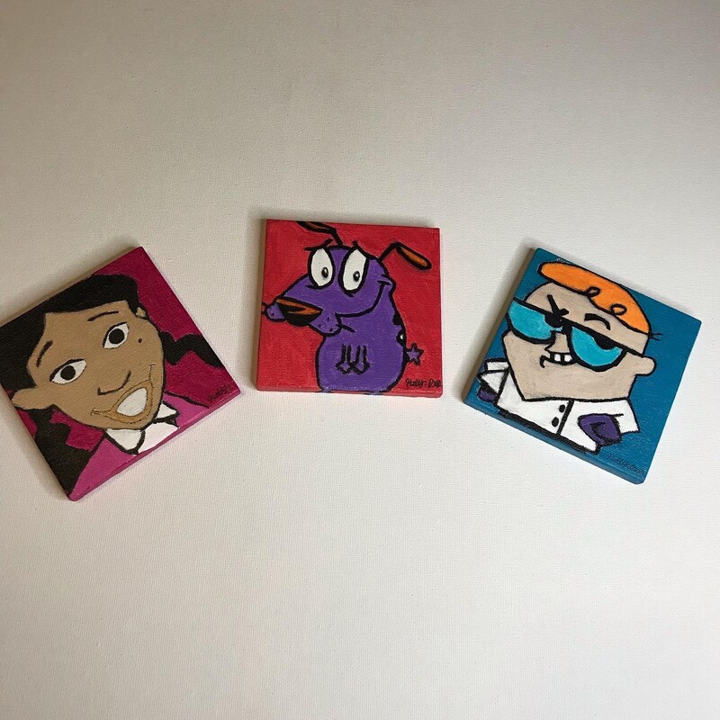 Mini Canvas Painting - Etsy