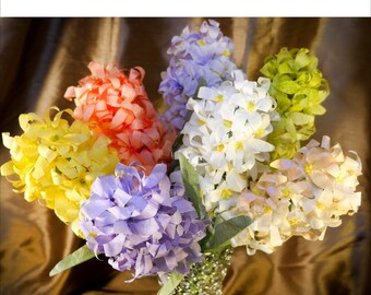 Hydrangea - Project Guide Template for Making Coffee Filter Flowers - Etsy