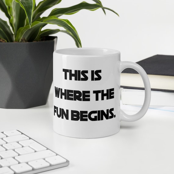 This is Where the Fun Begins. Anakin Skywalker Quote Star - Etsy