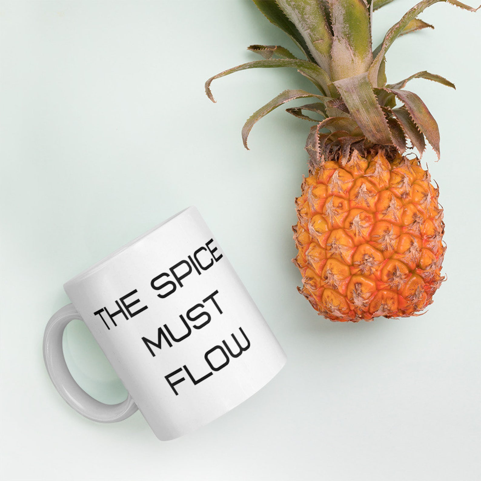 The Spice Must Flow Dune Quote Mug Frank Herbert Sci Fi - Etsy