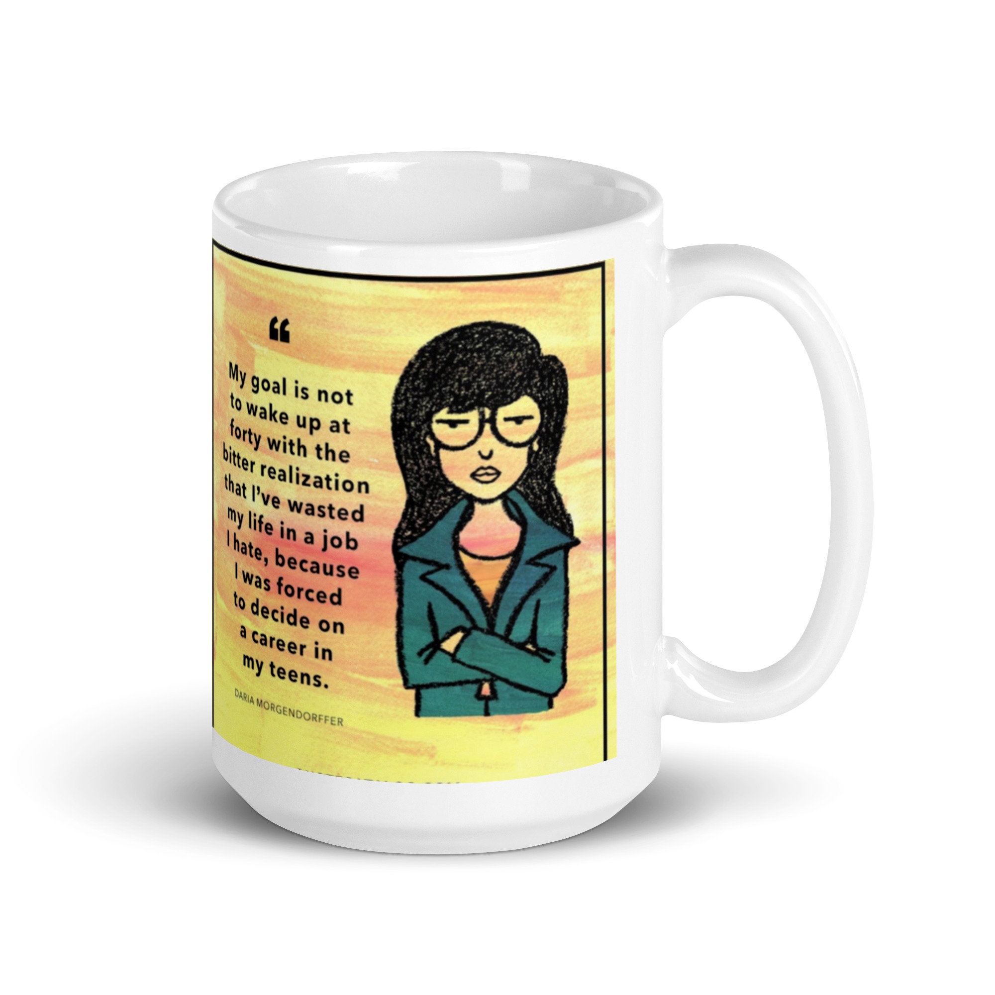 Daria TV Show Goal Not to Wake up at 40 Bitter Realization - Etsy