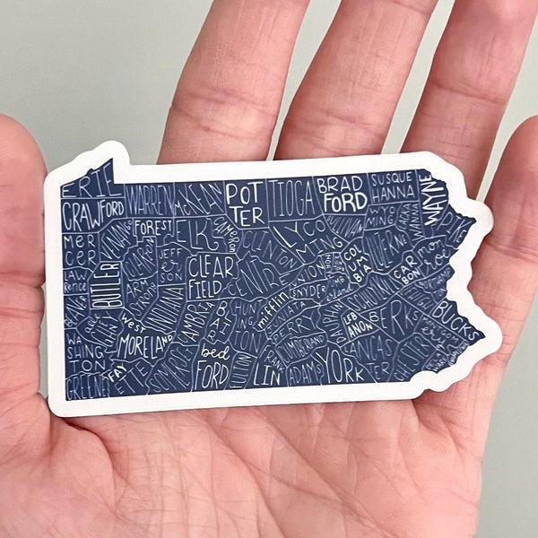 Pennsylvania Decal - Etsy
