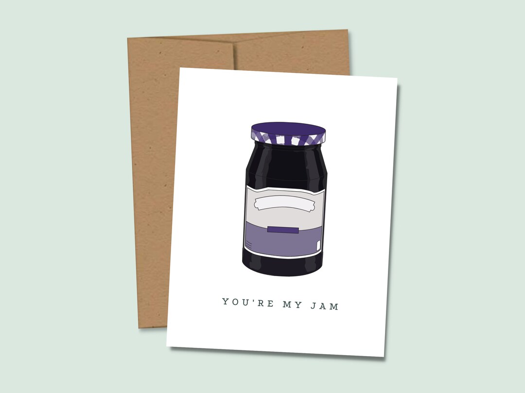You're My Jam Card: Anniversary or Valentine's Day - Etsy