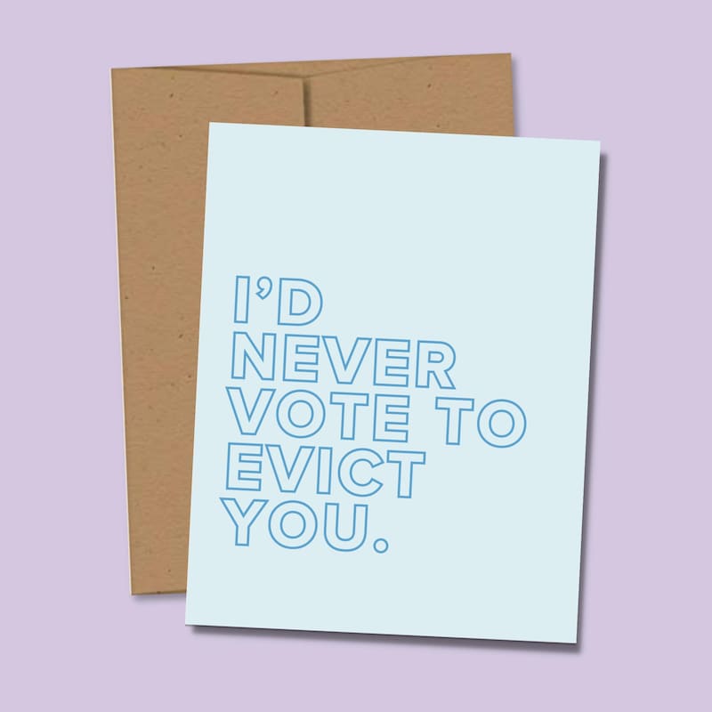 Reality Tv Greeting Card - Etsy