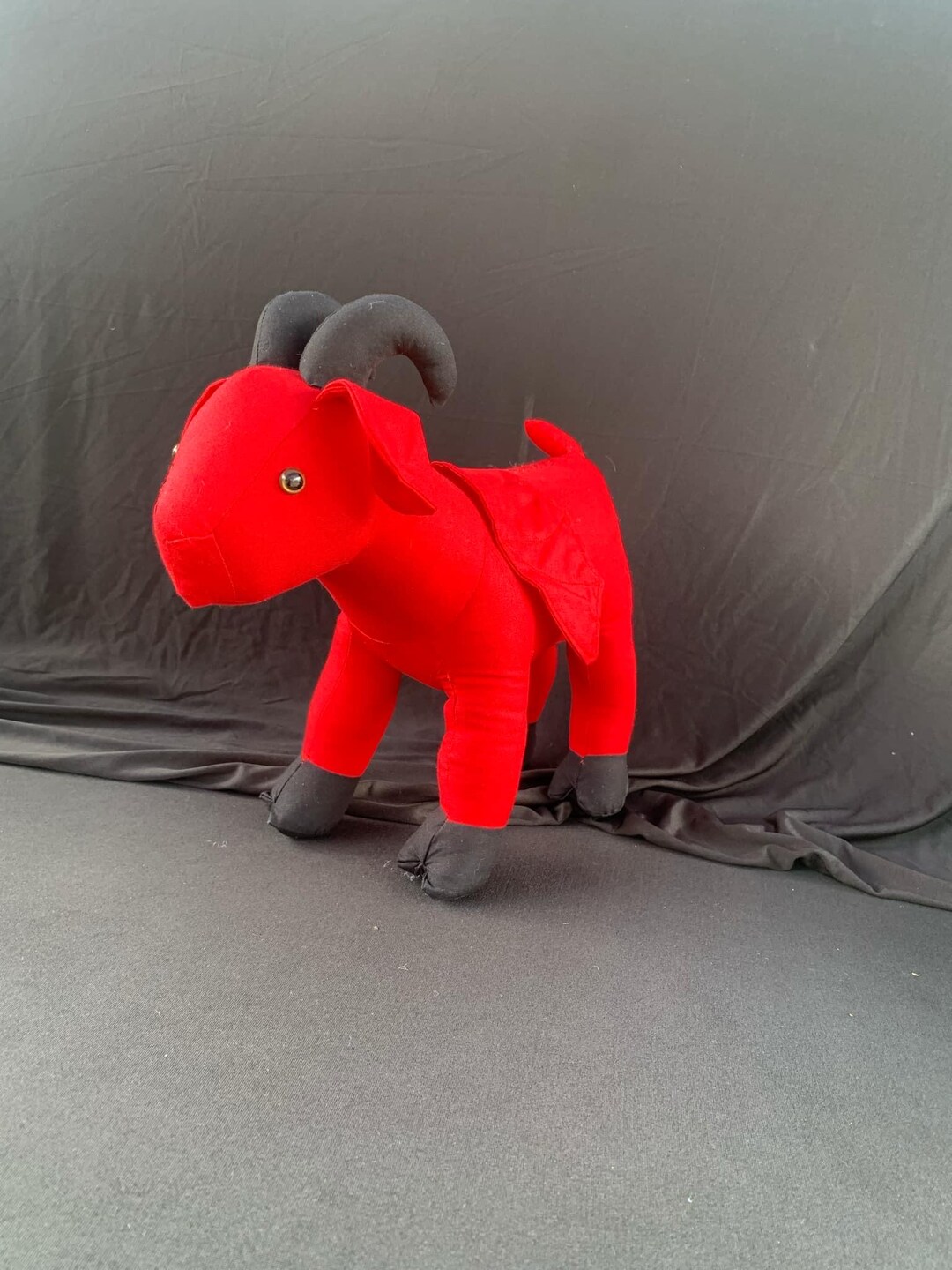 Red Fred Flying Goat, Goat, With Wings - Etsy