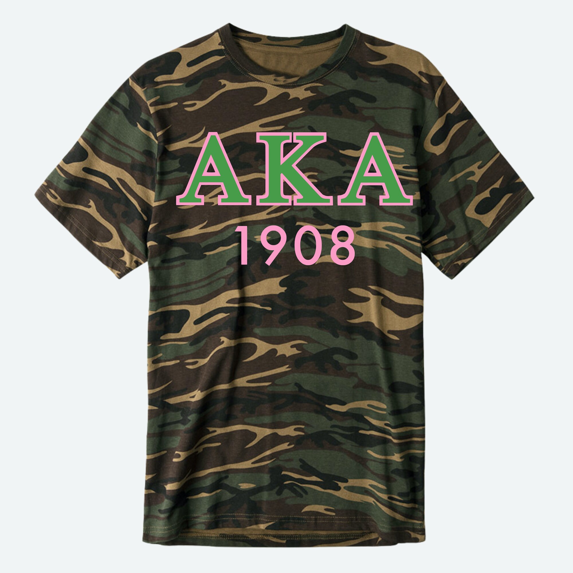 AKA Short Sleeve / Fraternity / Camouflage T-Shirt | Etsy