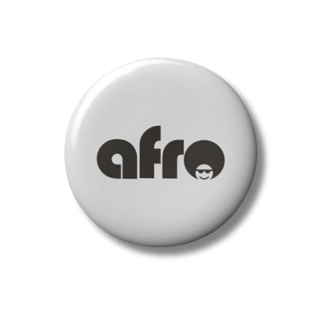 Afro Natural Hair Pin | Black Girl Magic Button | 1.5