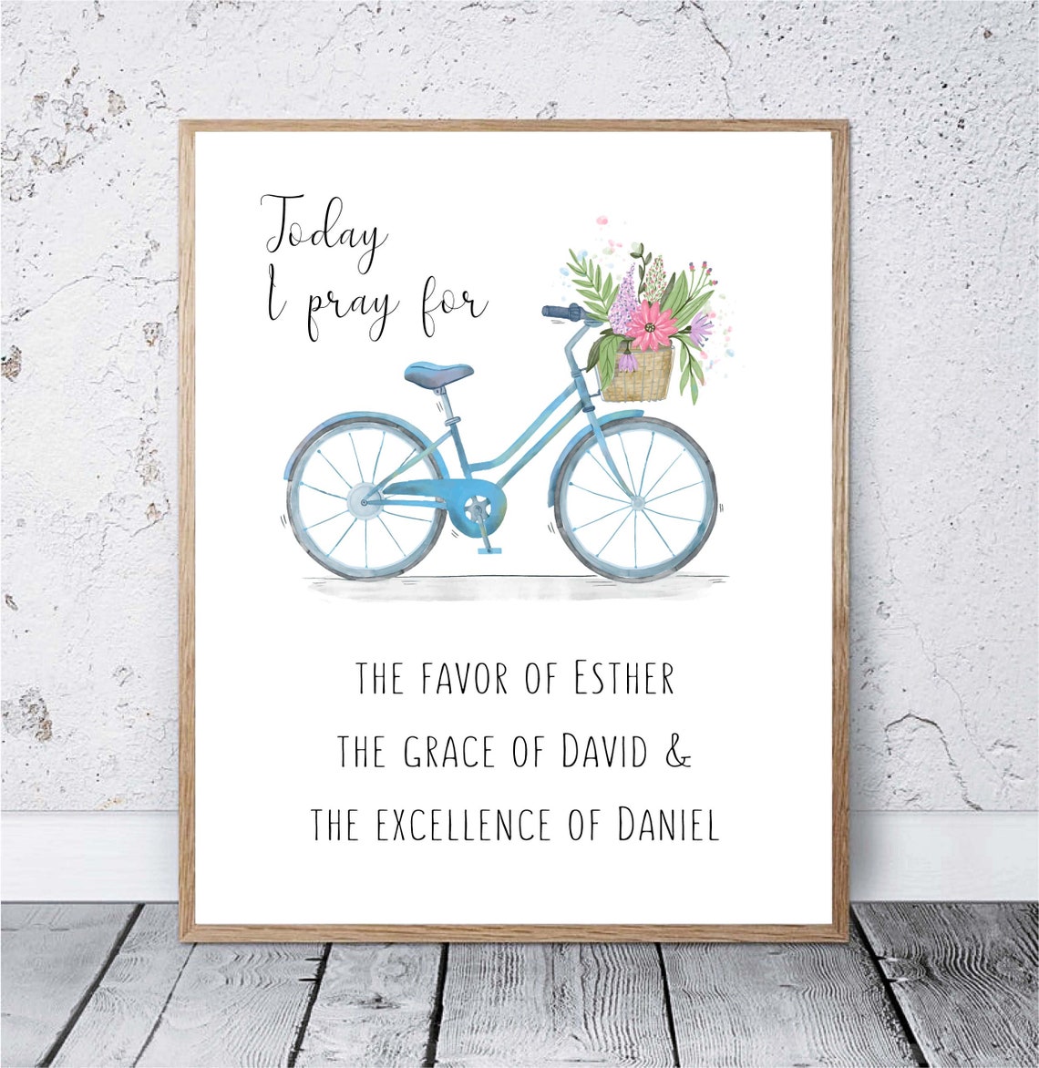 Daily Prayer Printable Wall Art Christian Prayer Christian Art powerful ...