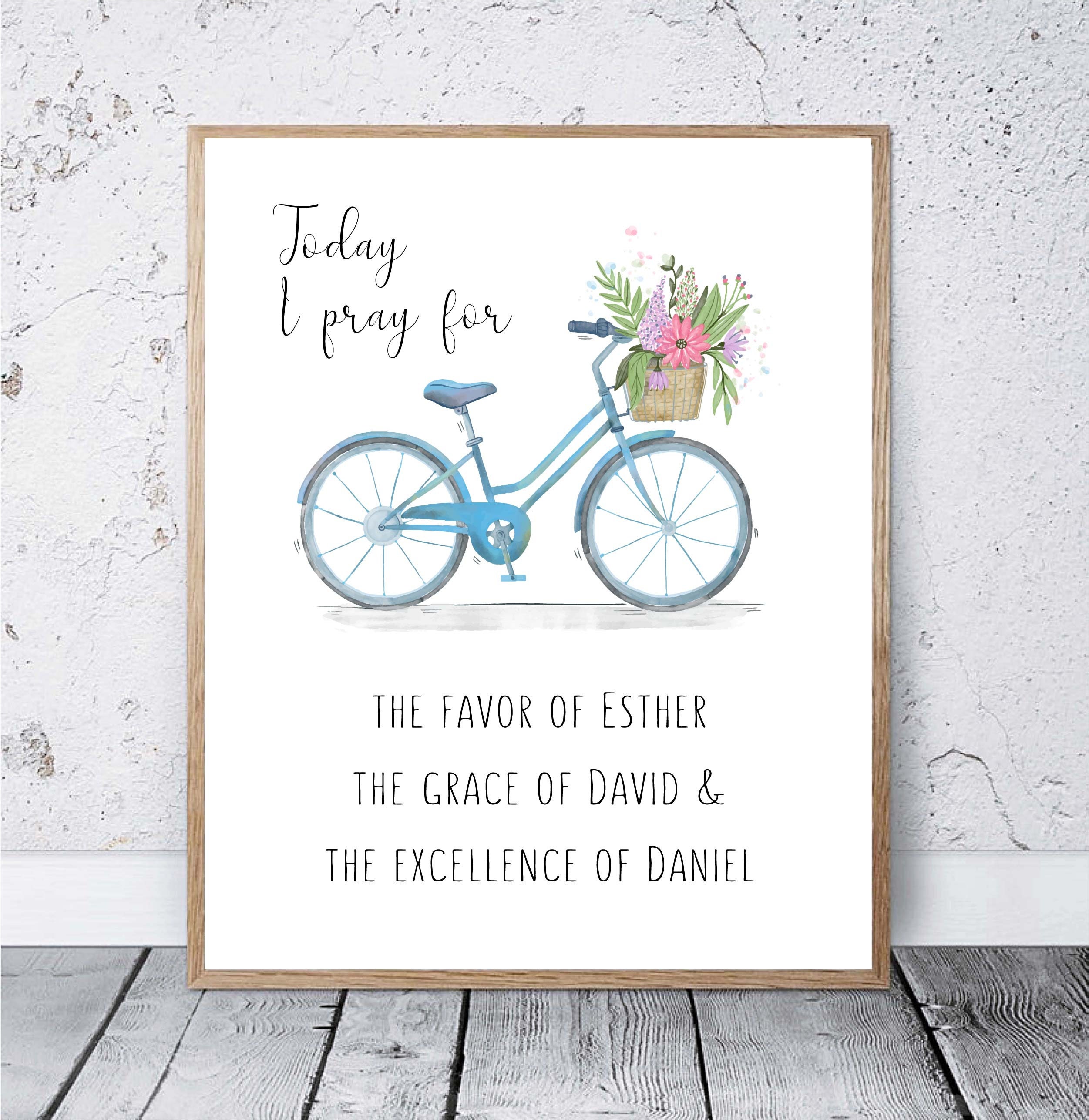 Daily Prayer Printable Wall Art Christian Prayer Christian Art powerful ...