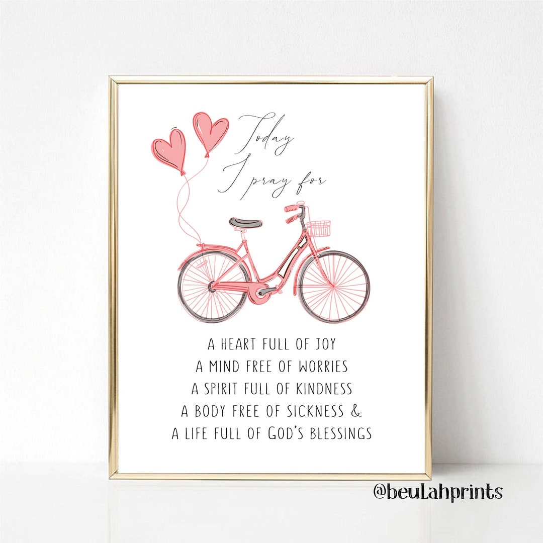 Daily Prayer Printable | Wall Art | Christian Prayer | Christian Art ...