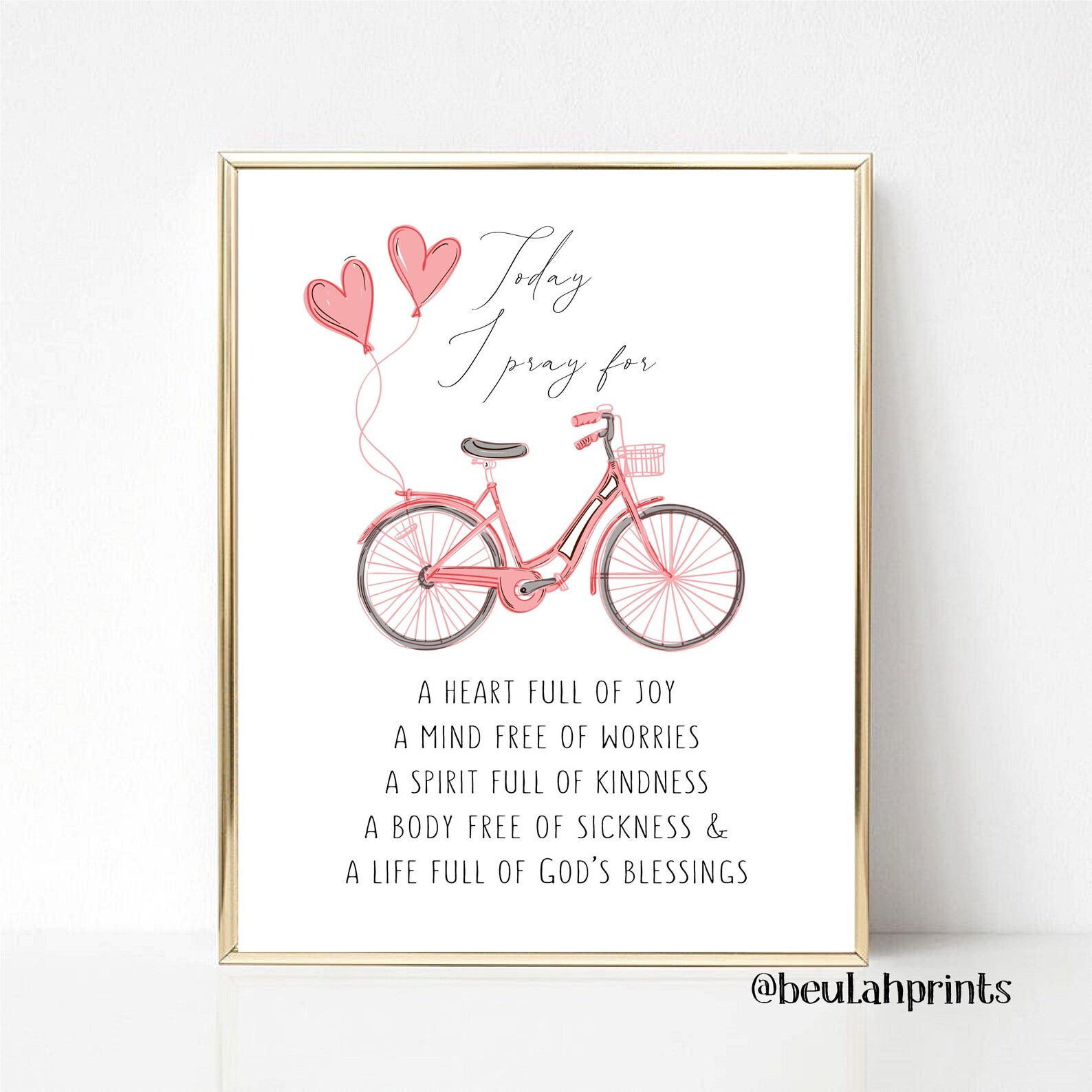 Daily Prayer Printable | Wall Art | Christian Prayer | Christian Art ...