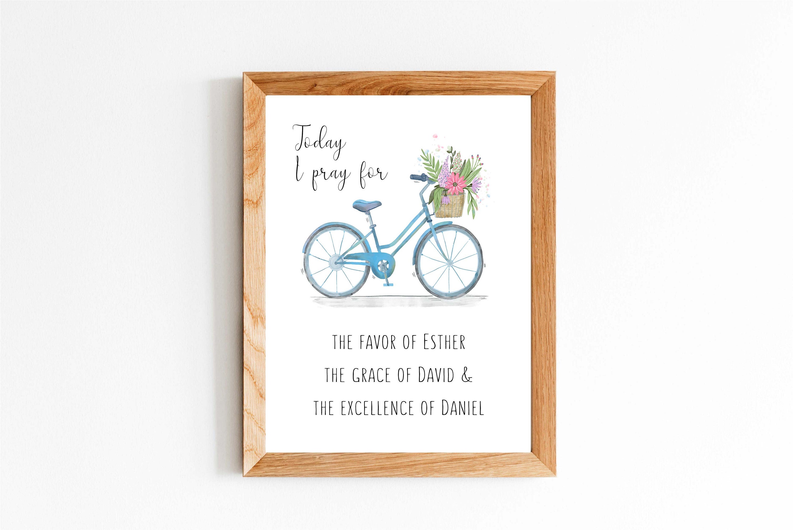 Daily Prayer Printable Wall Art Christian Prayer Christian Art powerful ...