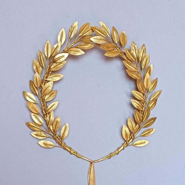 Gold Laurel Wreath - Etsy