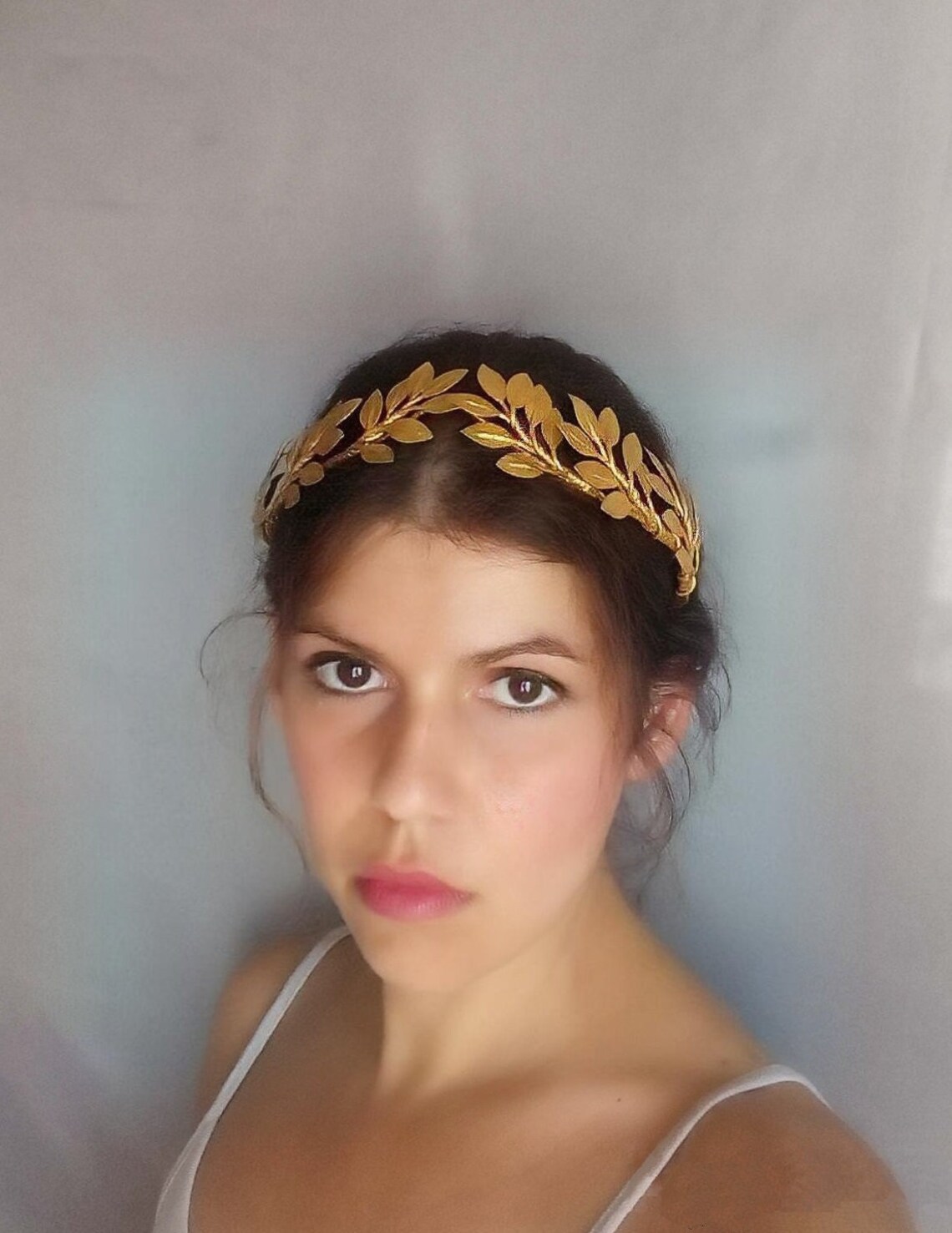 Greek Goddess Crown Greek Wedding Tiara Gold Leaves Tiara - Etsy